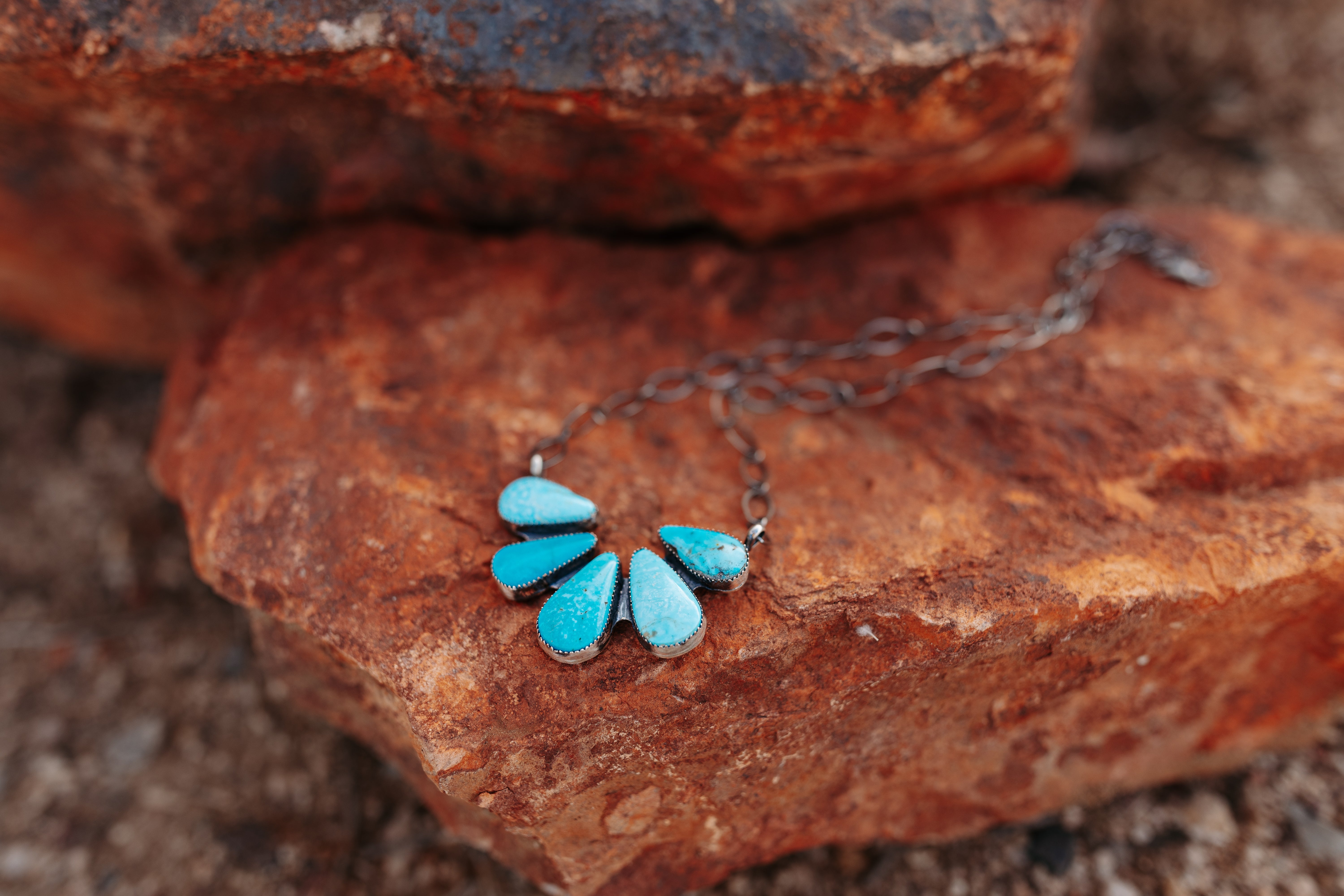 The High Desert Blues Necklace – 7 Spurs Silver